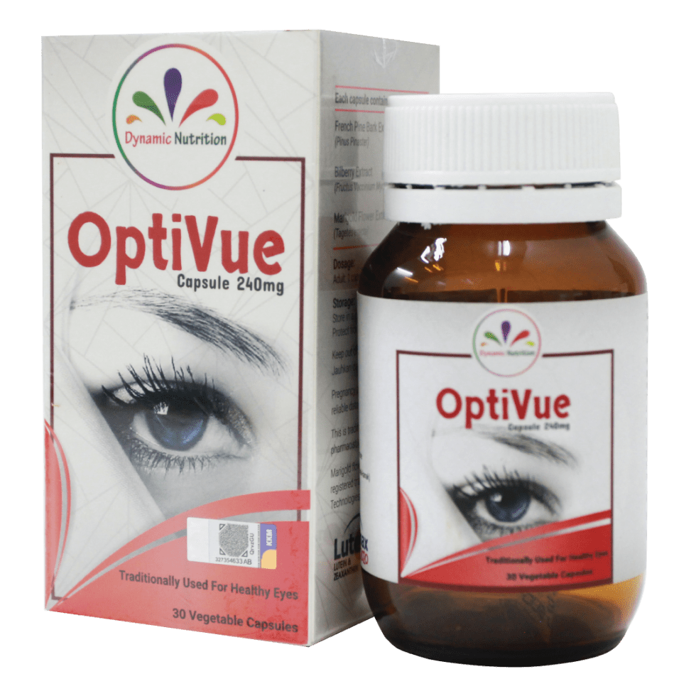 OptiVue | Lutein, Zeaxanthin, Bilberry, French Pine Bark For Eye Health